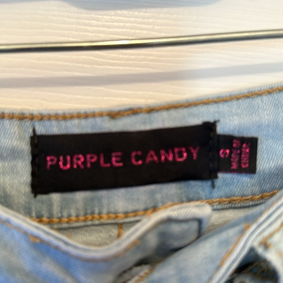 Purple Candy | Jeans | Purple Candy Flare Leg Jeans With Fringe | Poshmark